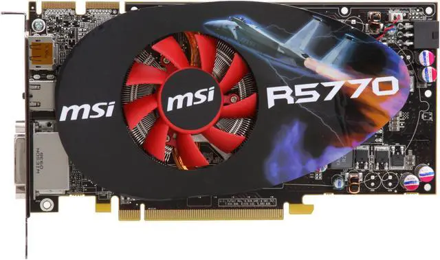 MSI Radeon HD 5770 (Juniper XT) Graphics Card R5770-PM2D1G OC/Seaweed - Newegg.com