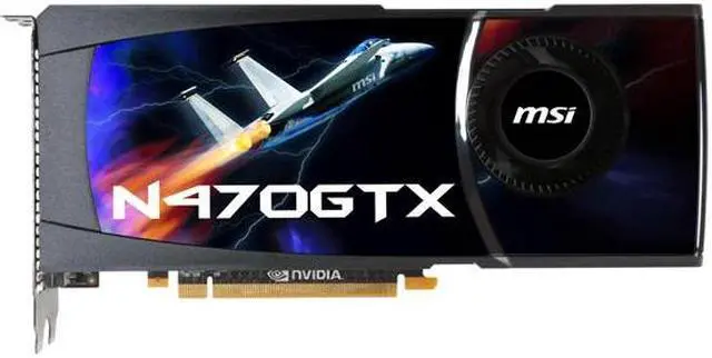 MSI GeForce GTX 470 (Fermi) Graphics Card N470GTX-M2D12 - Newegg.com