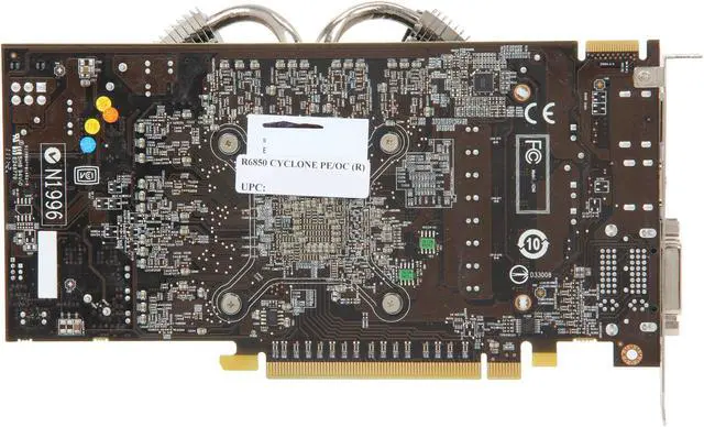 Refurbished: MSI Radeon HD 6850 Graphics Card R6850 CYCLONE PE/OC ...