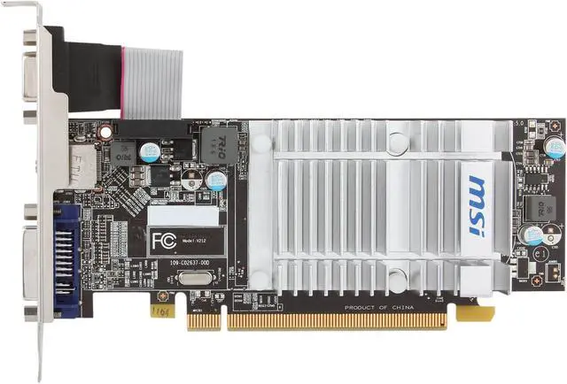 Refurbished: MSI Radeon HD 5450 Graphics Card R5450-MD512H-CO-R ...