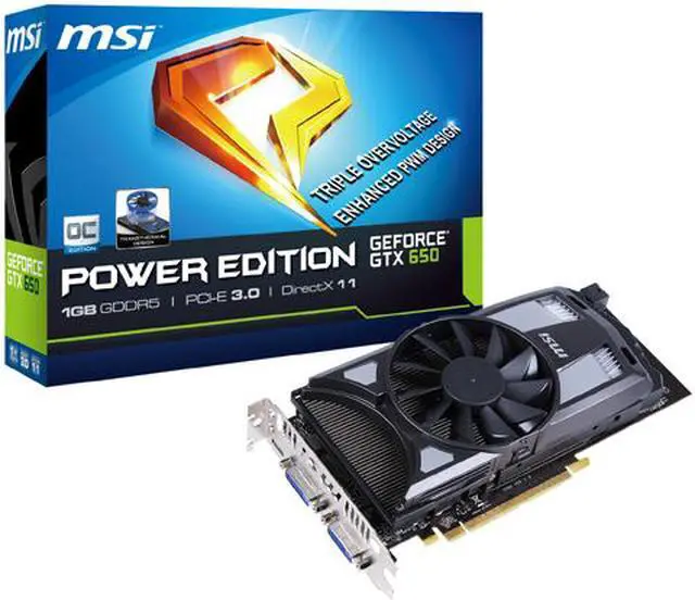 MSI GeForce GTX 650 Graphics Card N650 PE 1GD5/OC - Newegg.com