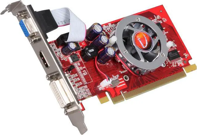 Open Box: VisionTek Radeon 4350 512MB DDR2 (DVI-I, HDMI, VGA) Graphics ...