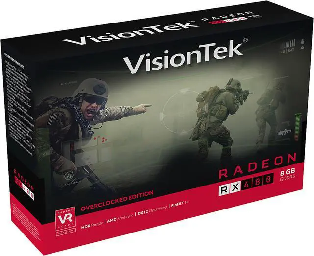 VisionTek Radeon RX 480 Graphics Card 900898 - Newegg.com