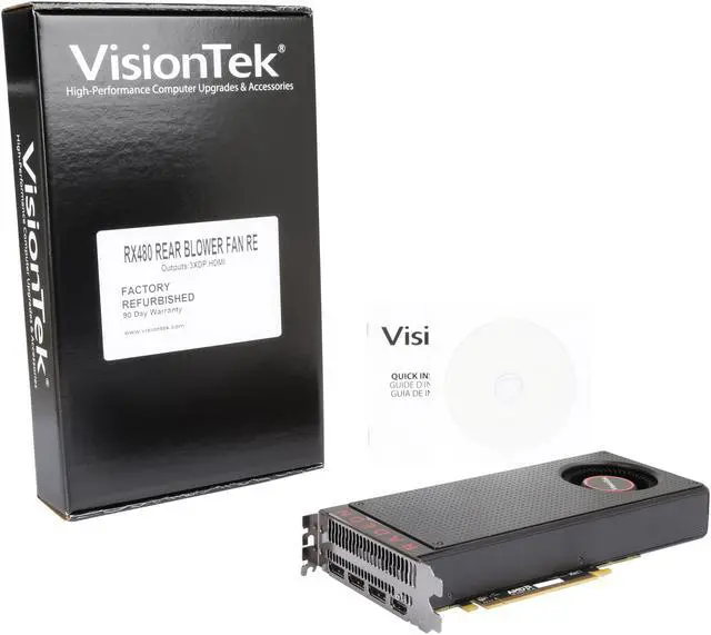 Refurbished: VisionTek Radeon RX 480 Graphics Card 401515 - Newegg.com