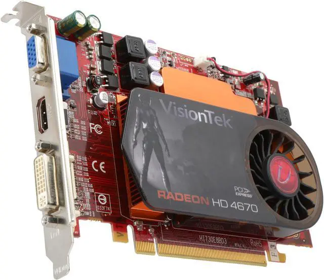 Refurbished: VisionTek Radeon HD 4670 Graphics Card 46701GBREFURB ...
