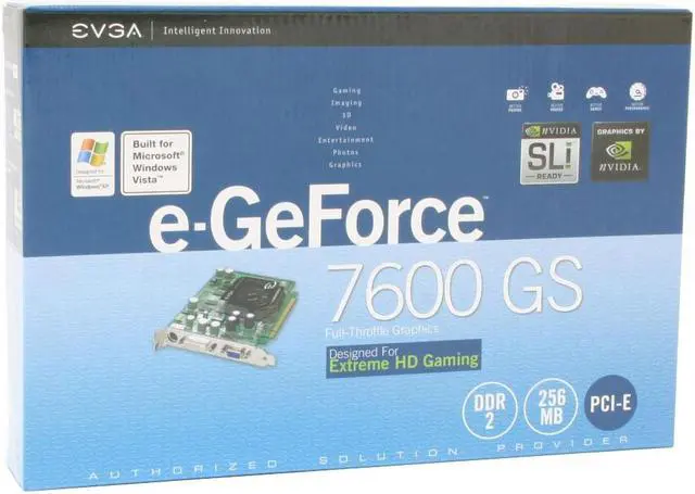 Open Box: EVGA GeForce 7600GS Graphics Card 256-P2-N547 - Newegg.com