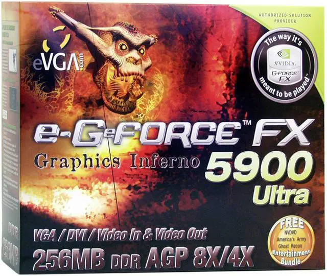 EVGA GeForce FX 5900Ultra Graphics Card 256-A8-N328-AX - Newegg.com