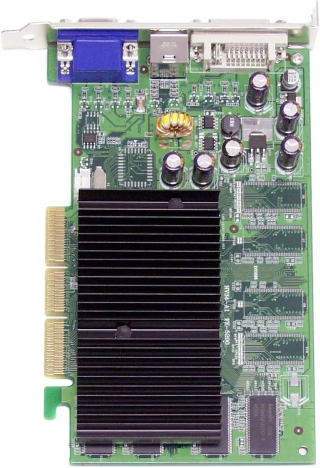 EVGA GeForce FX 5200 Graphics Card 128-A8-N304-LX - Newegg.com