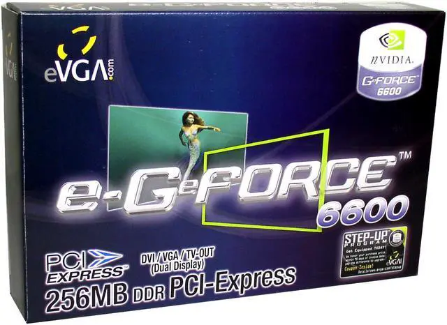 Open Box: EVGA GeForce 6600 Graphics Card 256-P2-N369 - Newegg.com