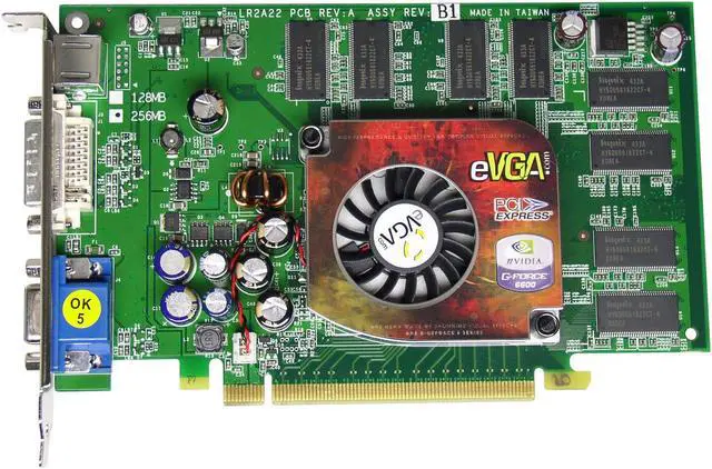 Open Box: EVGA GeForce 6600 Graphics Card 256-P2-N369 - Newegg.com