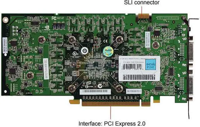 EVGA GeForce 8800 GTS Graphics Card 640-P2-N828-BR - Newegg.com