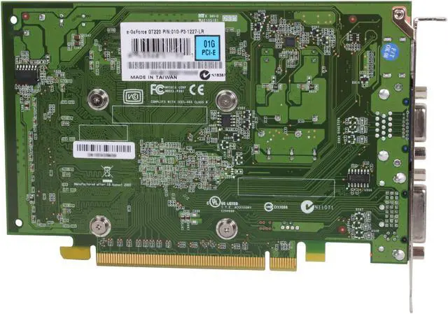EVGA 01G-P3-1227-LR GeForce GT 220 SSC Edition 1GB 128-bit DDR3 PCI ...