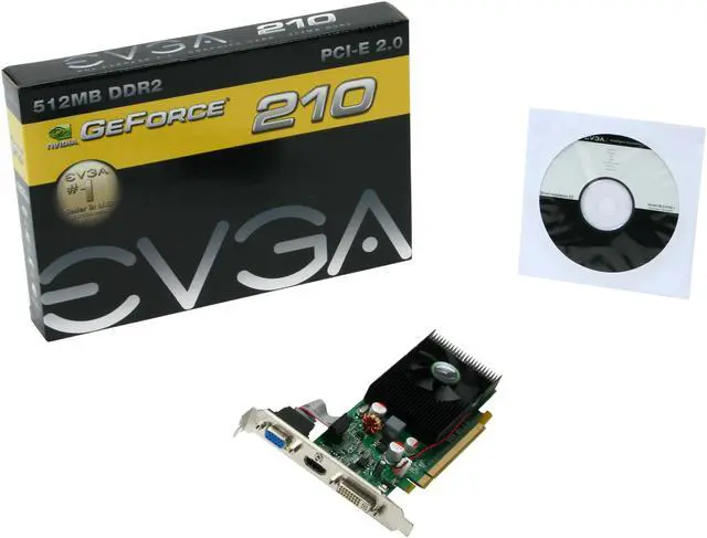 EVGA GeForce 210 Graphics Card 512-P3-1212-LR - Newegg.ca