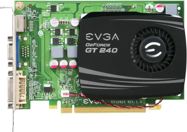 Refurbished: EVGA GeForce GT 240 Graphics Card 01G-P3-1236-RX - Newegg.com