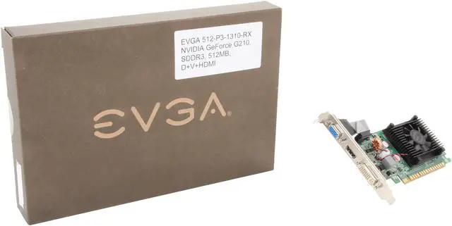 Refurbished: EVGA GeForce 210 Graphics Card 512-P3-1310-RX - Newegg.com
