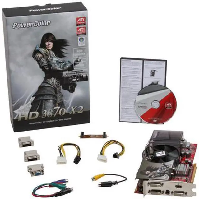 PowerColor Radeon HD 3870 X2 Graphics Card AX3870X21GBD3-PH - Newegg.com