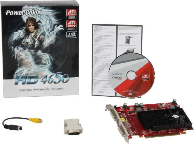 PowerColor Radeon HD 4650 Graphics Card 4650 1GB - Newegg.com