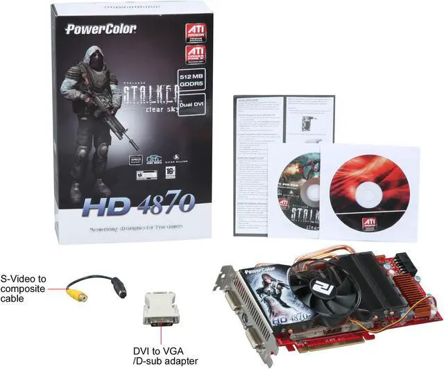 Open Box: PowerColor Radeon HD 4870 Graphics Card AX4870 512MD5 ...