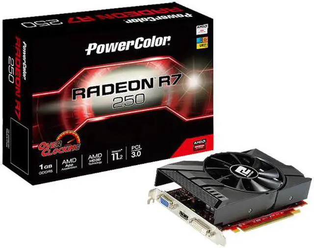 PowerColor Radeon R7 250 Graphics Card AXR7 250 1GBD5-HE/OC - Newegg.ca