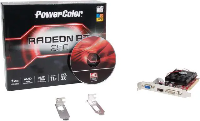 PowerColor Radeon R7 250 Graphics Card AXR7 250 1GBD5-HLE - Newegg.com