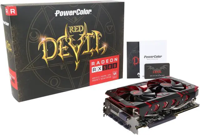 Open Box: PowerColor RED DEVIL Golden Radeon RX 580 Graphics Card AXRX ...