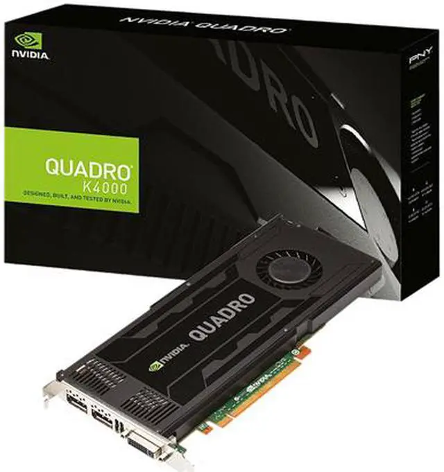 NVIDIA VCQK4000 Quadro K4000 PCIE 2.0 x16 3GB GDDR5 HP OEM 900-52030-0300-001 - Newegg.ca