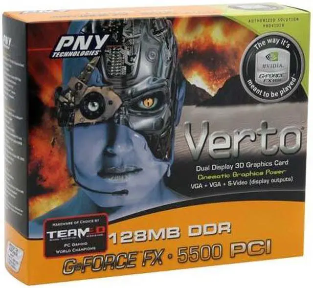 PNY GeForce FX 5500 Graphics Card VCGFX55PPB - Newegg.com