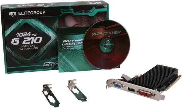 ECS GeForce 210 Graphics Card NG210C-1GQM-H2 - Newegg.com