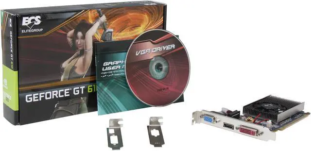 ECS GeForce GT 610 Graphics Card GT610C-2GR3-QFT - Newegg.com