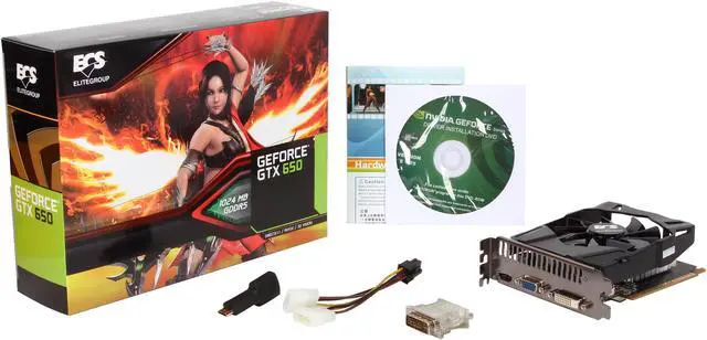 ECS GeForce GTX 650 Graphics Card GTX650-1GR5-YFM (V1.0) - Newegg.com