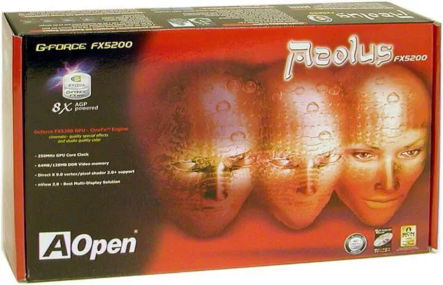 AOpen GeForce FX 5200 Graphics Card FX5200-DV128 - Newegg.com