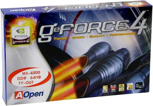 AOpen GeForce MX4000 Graphics Card MX4000-DV64 - Newegg.com