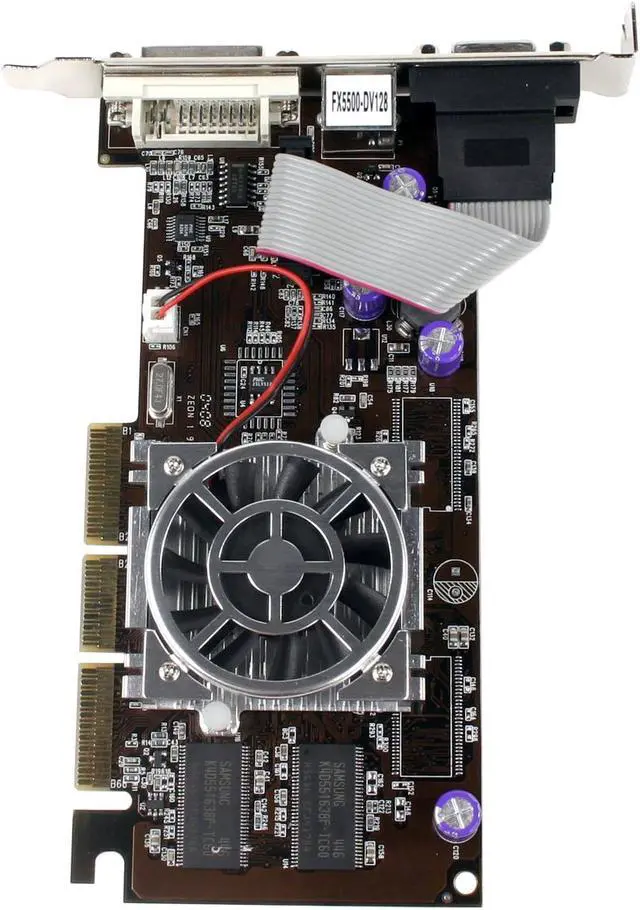 AOpen GeForce FX 5500 Graphics Card FX5500-DV128LP - Newegg.com