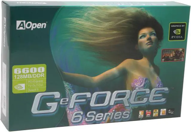 AOpen GeForce 6600 Graphics Card GF6600 DV128 PCIE - Newegg.com