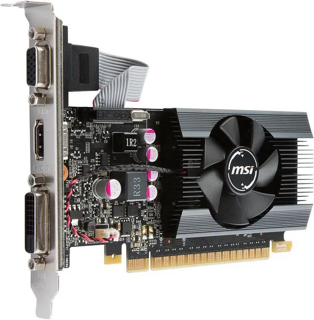 MSI GeForce GT 710 Graphics Card GT 710 2GD5 LP - Newegg.com