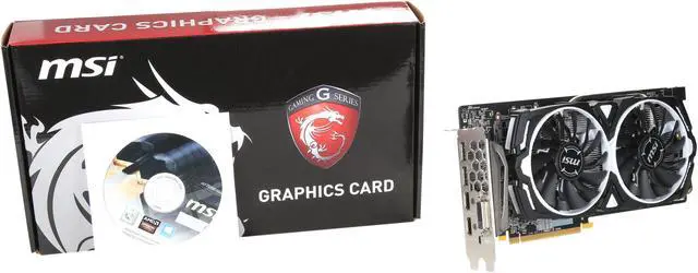 Open Box: MSI Radeon RX 580 Graphics Card RX 580 ARMOR 4G OC - Newegg.com