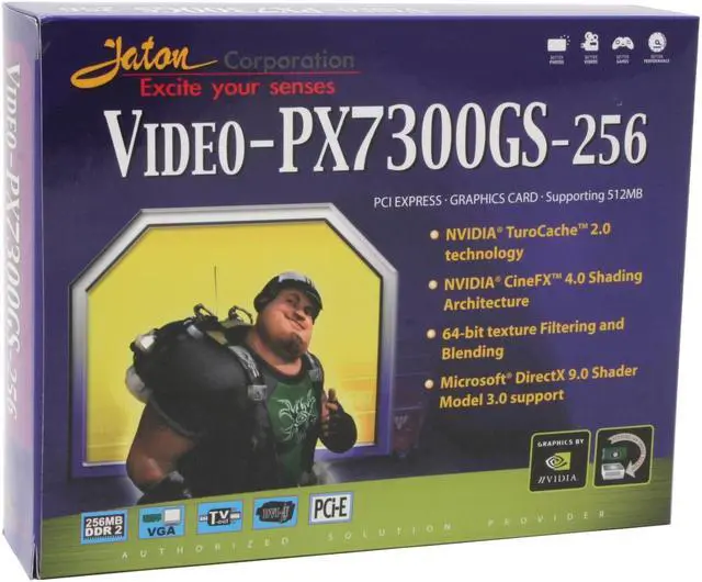 JATON GeForce 7300GS Graphics Card Video-PX7300GS-256 - Newegg.com