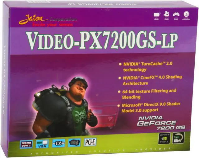 JATON GeForce 7200GS Graphics Card VIDEO-PX7200GS-LP - Newegg.ca
