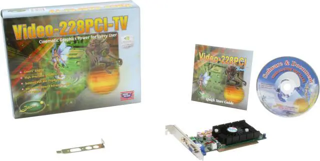 JATON GeForce FX 5200 Graphics Card Video-228PCI-TV - Newegg.com