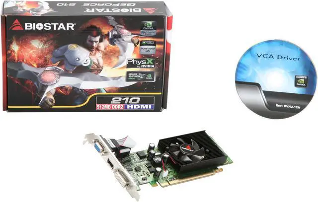 BIOSTAR GeForce 210 Graphics Card VN2102NH56 - Newegg.com