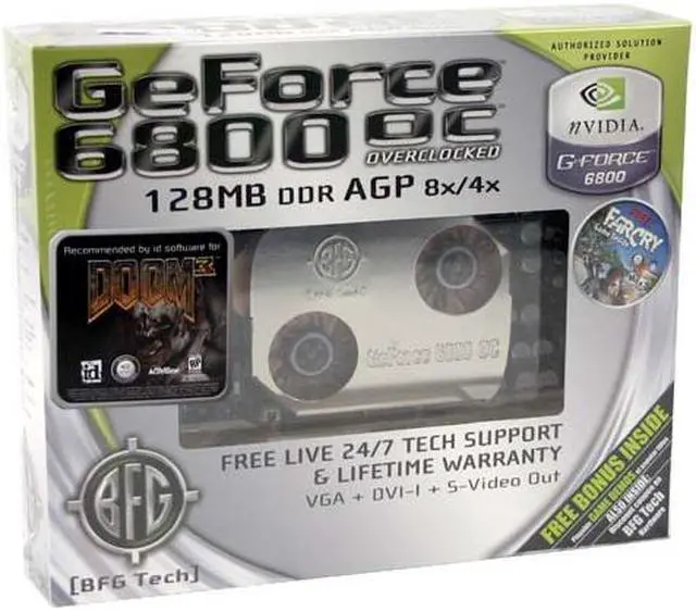 BFG Tech GeForce 6800 Graphics Card BFGR6800OC - Newegg.com