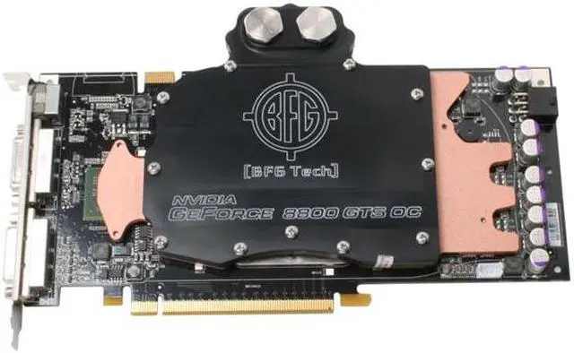 BFG Tech GeForce 8800 GTS Graphics Card BFGR88640GTSOCWCE - Newegg.com