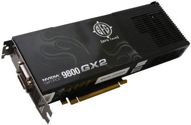 BFG Tech GeForce 9800 GX2 Graphics Card BFGE981024GX2OCXE - Newegg.com