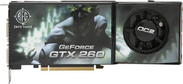 BFG Tech GeForce GTX 260 Graphics Card BFGEGTX260896OC2E - Newegg.com