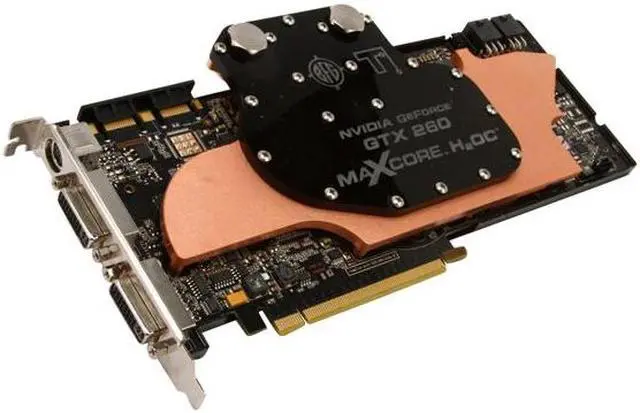BFG Tech BFGEGTX260MC896H2OCWE GeForce GTX 260 H2OC 896MB 448-bit GDDR3 ...
