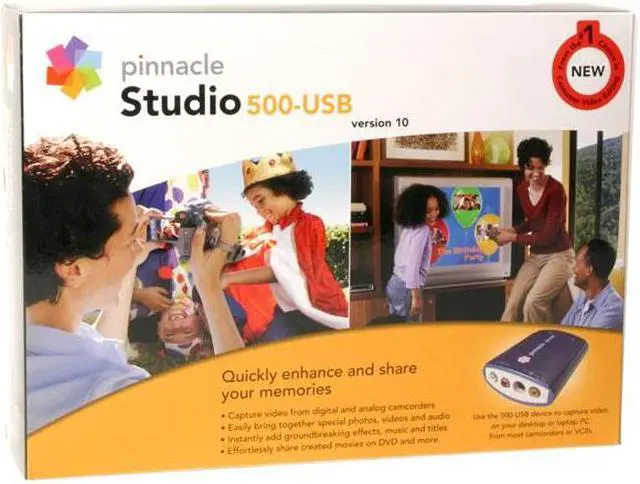 Pinnacle Studio 500-USB version 10 - Newegg.com