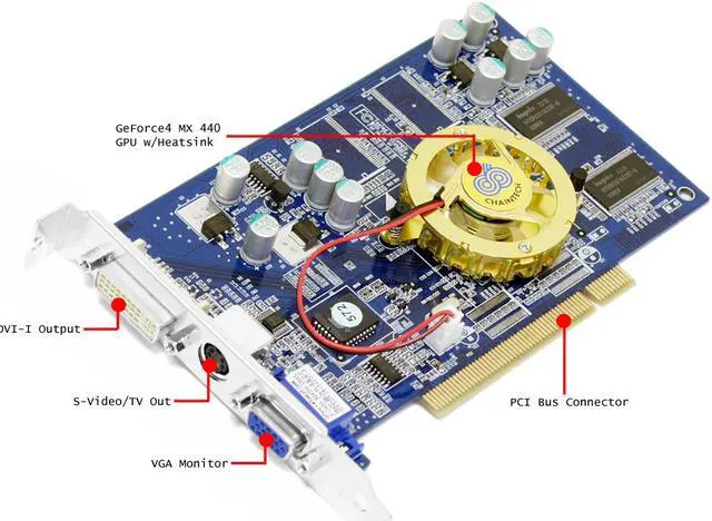 CHAINTECH GeForce4 MX440-8X Graphics Card P-G486 - Newegg.com