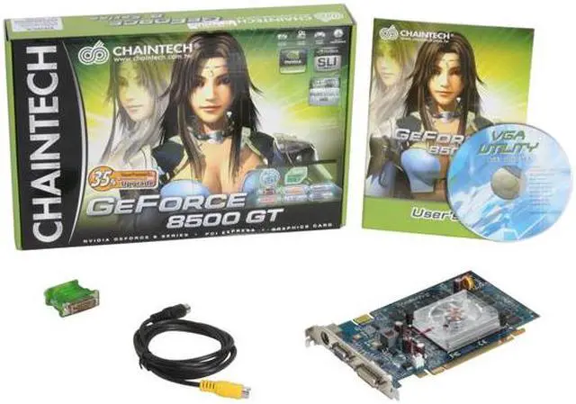 CHAINTECH GeForce 8500 GT Graphics Card GSE85GT 512MB - Newegg.com