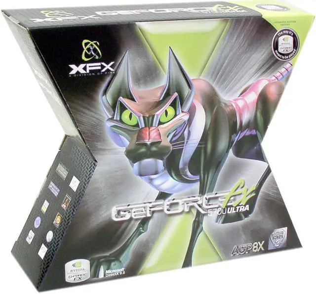 Open Box: XFX GeForce FX 5700Ultra Graphics Card PVT36FND - Newegg.com