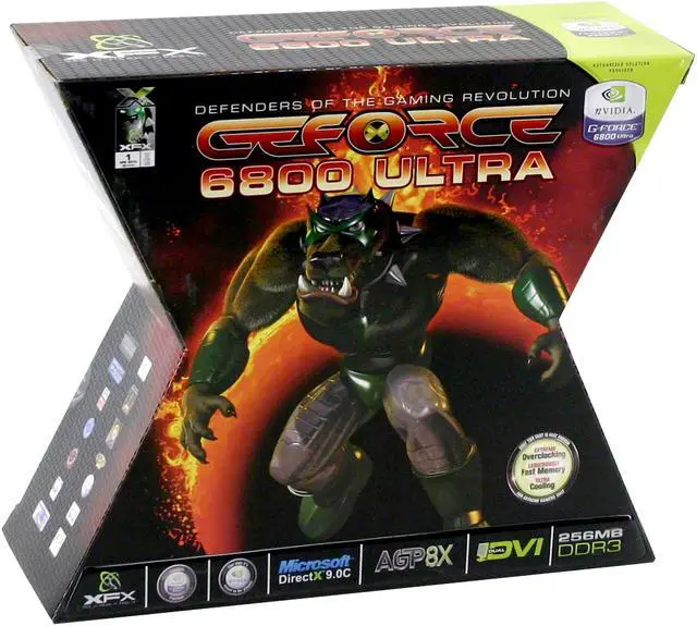 XFX GeForce 6800Ultra Graphics Card PVT40FUD - Newegg.com